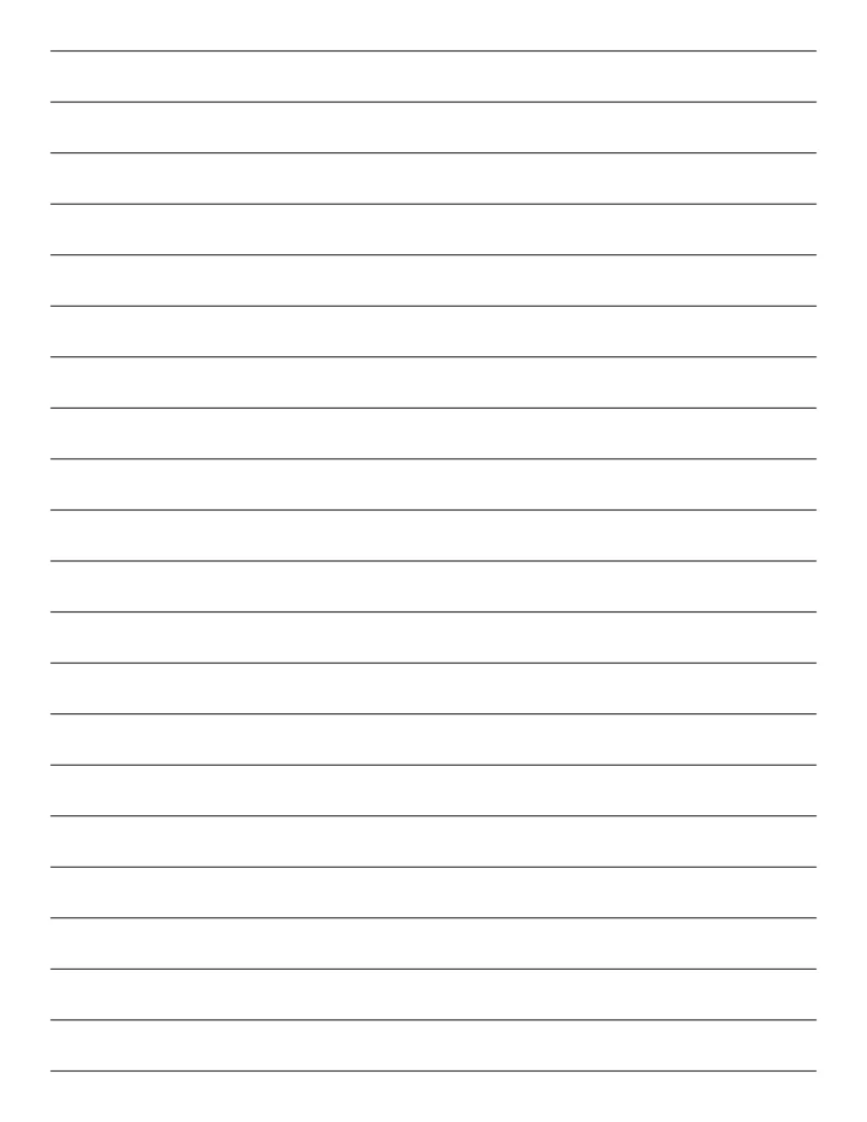 Free Printable Letter Size Lined Paper (PDF Download)