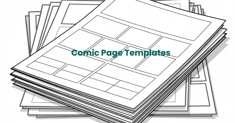 Free Blank Comic Templates & Comic Book Pages PDF Download